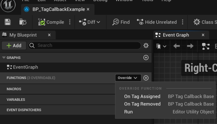 Unreal Actor Tag Manager – CG Toolbox