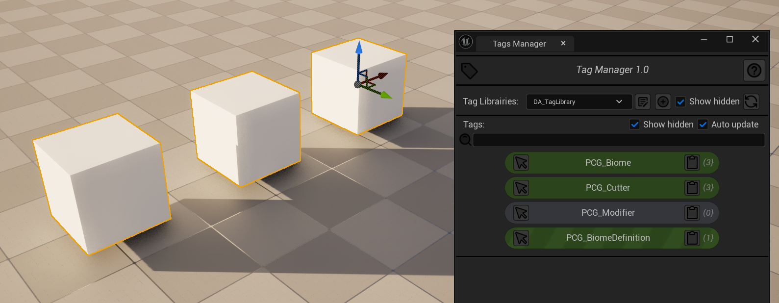 Unreal Actor Tag Manager – CG Toolbox